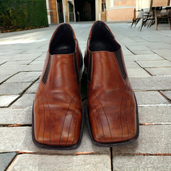 Carlo Morandi | Shoes | Carlo Morandi Mens Shoes Brown Leather Slip On ...